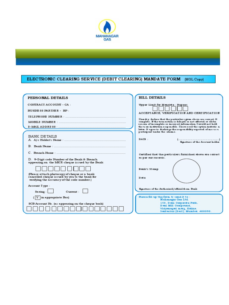 21 Down 16 Down ECS Information Instructions | PDF | Cheque | Clearing ...