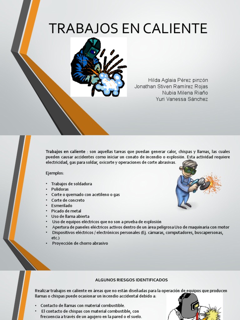 Trabajos en Caliente | PDF | Hidrógeno | Soldadura