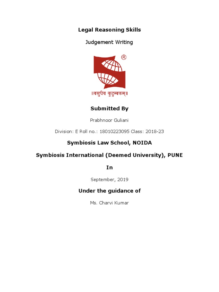 Judgement Writing | PDF | Marriage | Convention On The Elimination Of ...