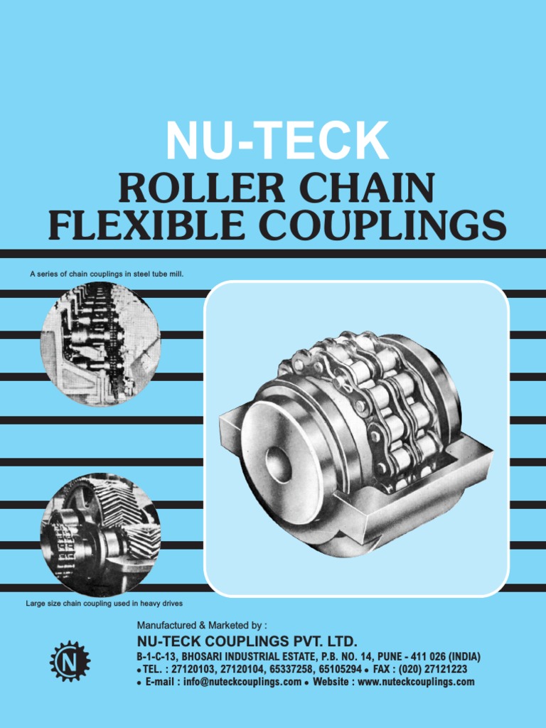 Roller Chain Flexible Couplings | PDF | Engines | Horsepower