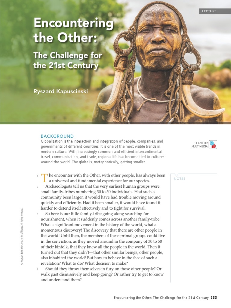 Encountering The Other | PDF | Adjective | Adverb