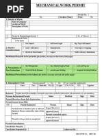 SOP - Permit To Work System | PDF | Occupational Safety And Health | Safety