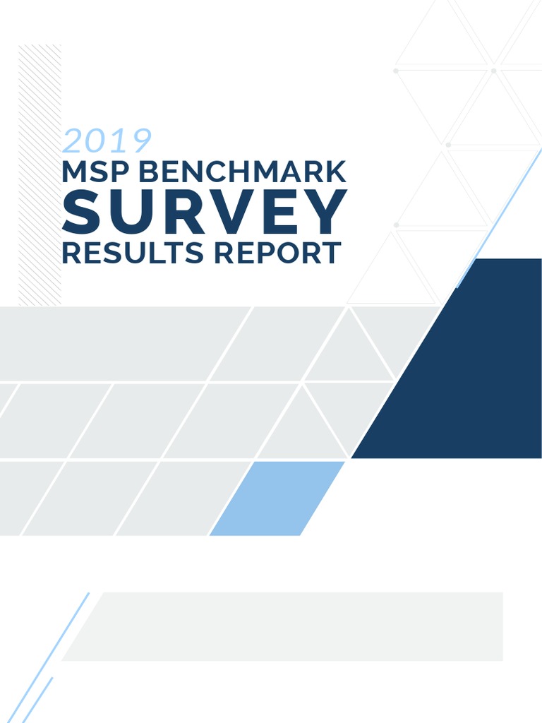 MSP Benchmark Survey Report | PDF | Antivirus Software | Cloud Computing