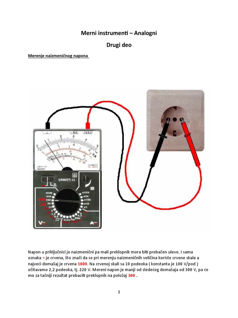 Merni Instrumenti-Analogni - Drugi Deo | PDF
