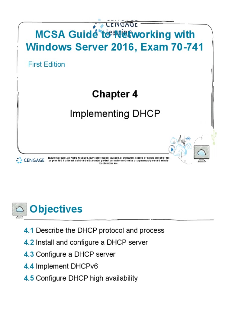 ch04 - Implementing DHCP PDF | PDF | Ip Address | I Pv6