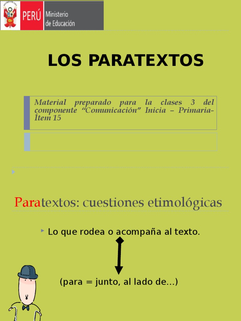PARATEXTOS | PDF | Libros
