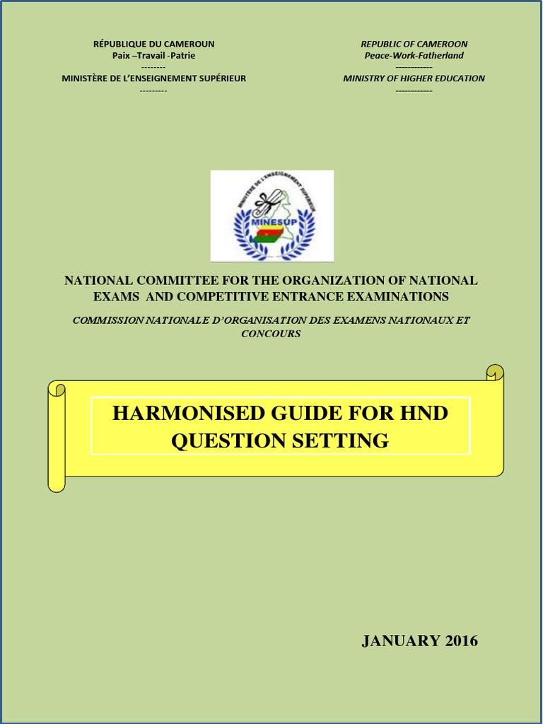 Harmonised Guide For HND Question Setting& PDF | PDF | Taxes | Accounting