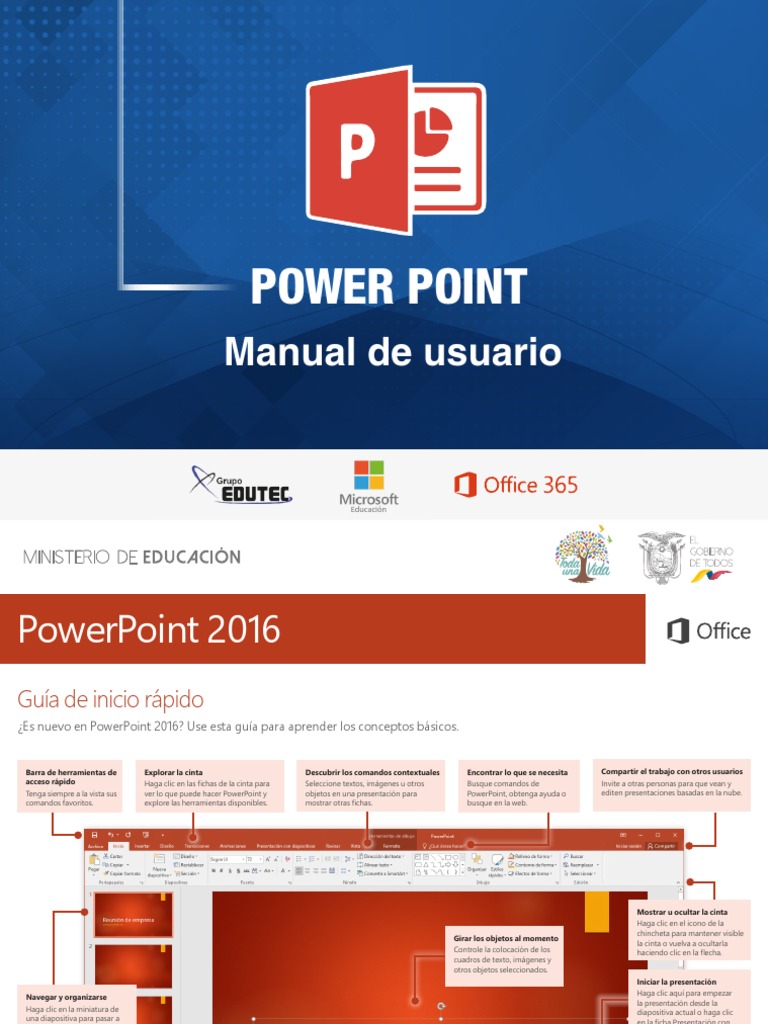 Manual de PowerPoint 2016 PDF | PDF