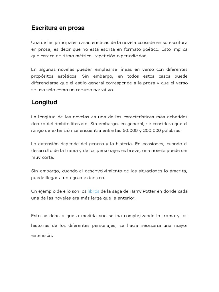 Escritura en Prosa | PDF