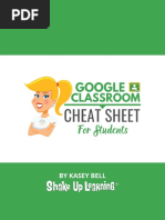 Google Classroom Cheat Sheet For Teachers by Shake Up Learning | PDF ...