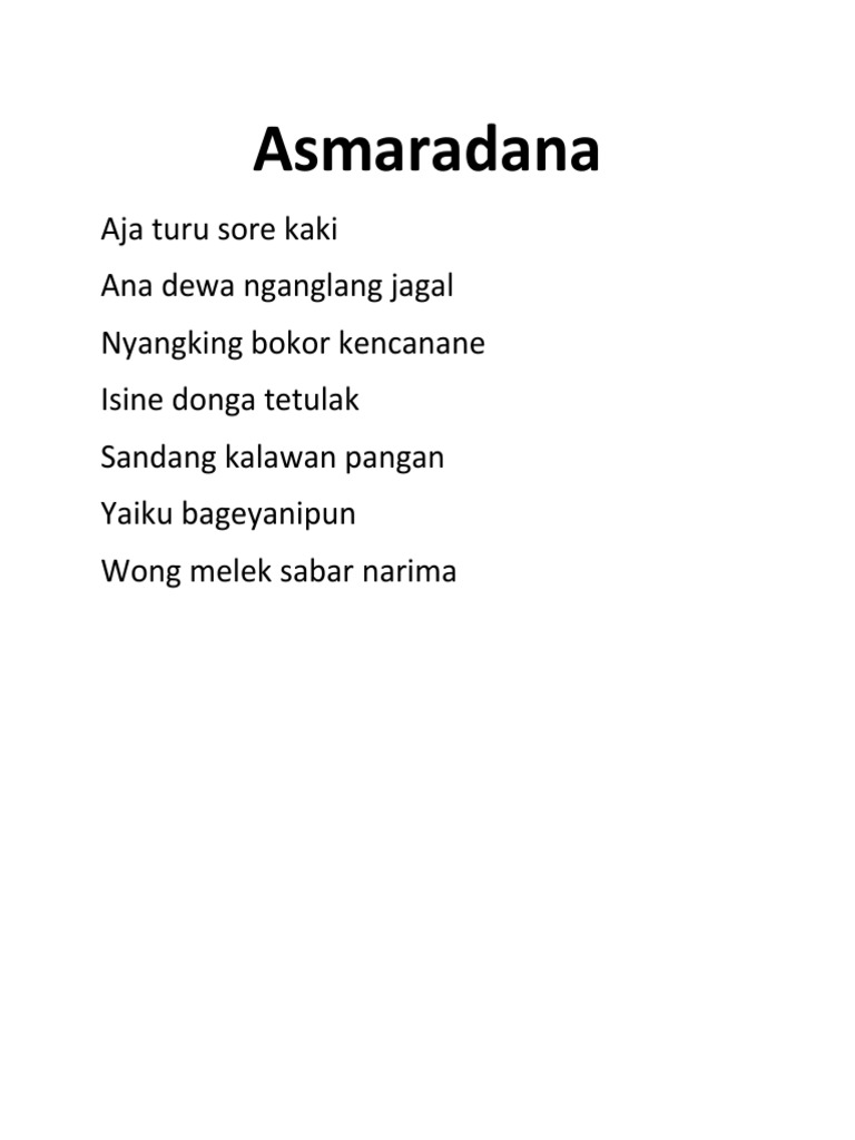 Asmaradana | PDF