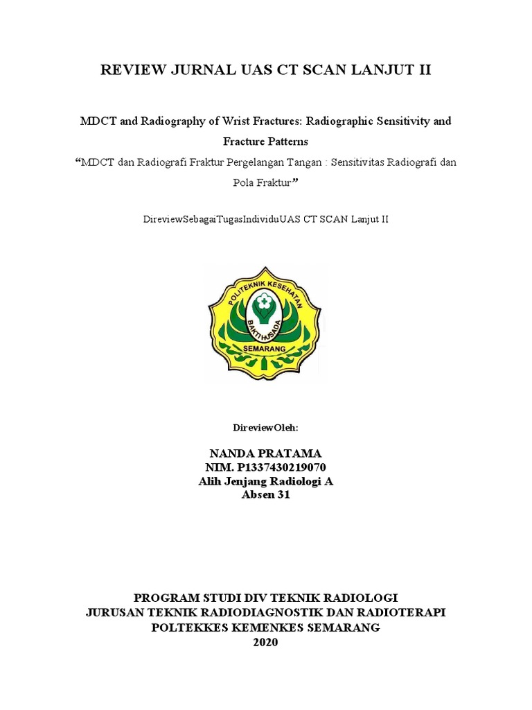 Review UAS CT Lanjut 2 NANDA PRATAMA | PDF | Sains & Matematika