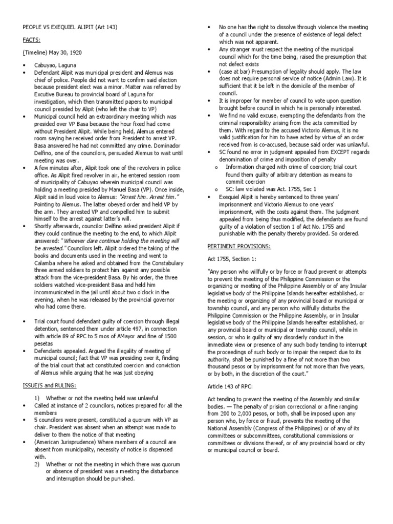 Peoplev Alipit | PDF | Prison | Crime & Violence