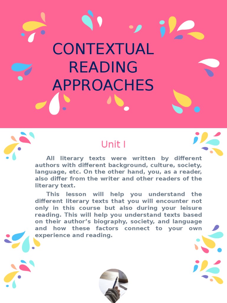 1 Reading Through A Biographical Context | PDF | Biography | Essays