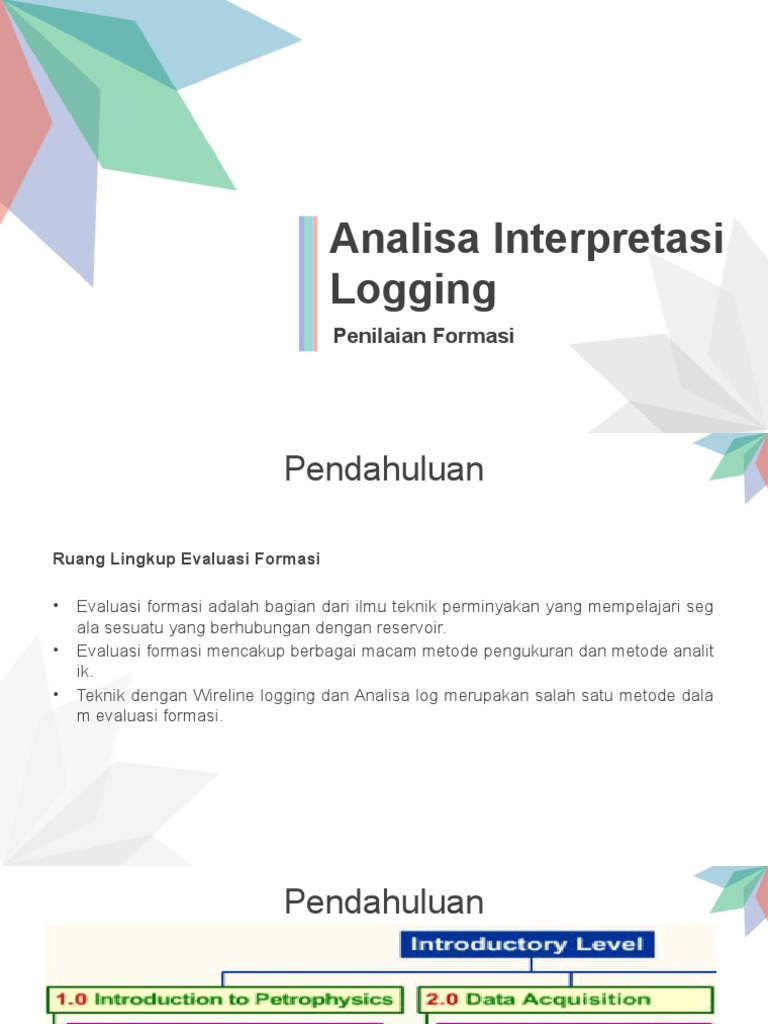 Analisa Interpretasi Logging | PDF