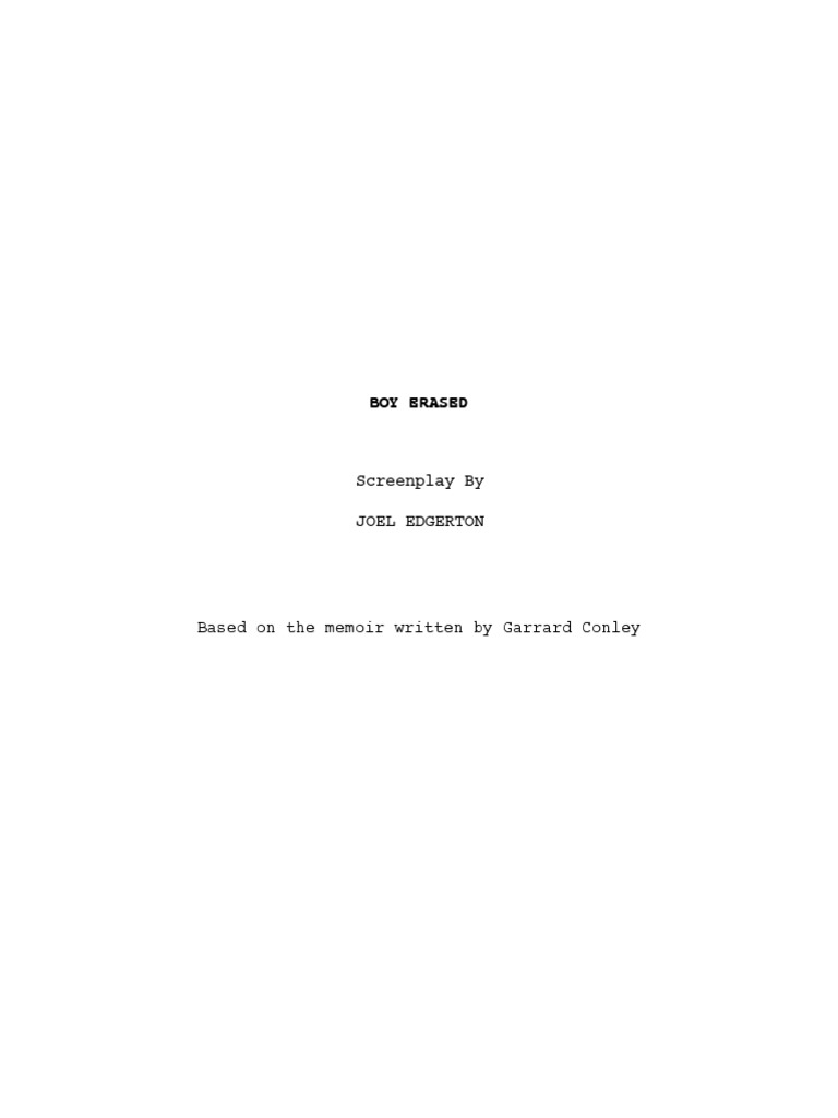 Boy Erased PDF | PDF | Clothing