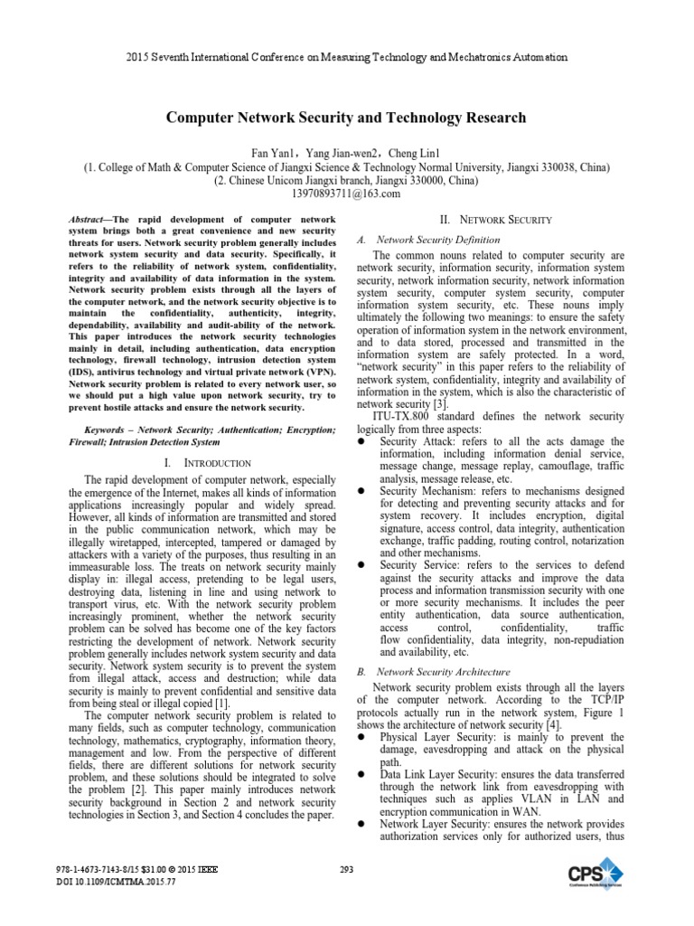 Network Security PDF | PDF | Encryption | Computer Network