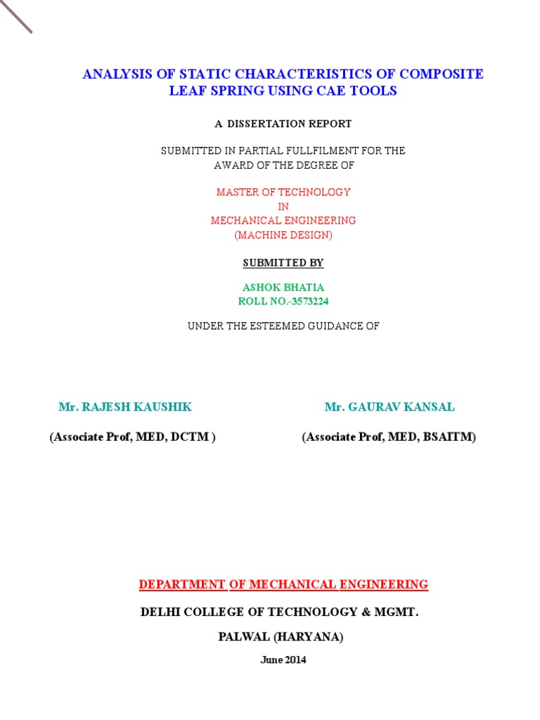 Ashok M.tech Complete | PDF | Composite Material | Mechanical Engineering