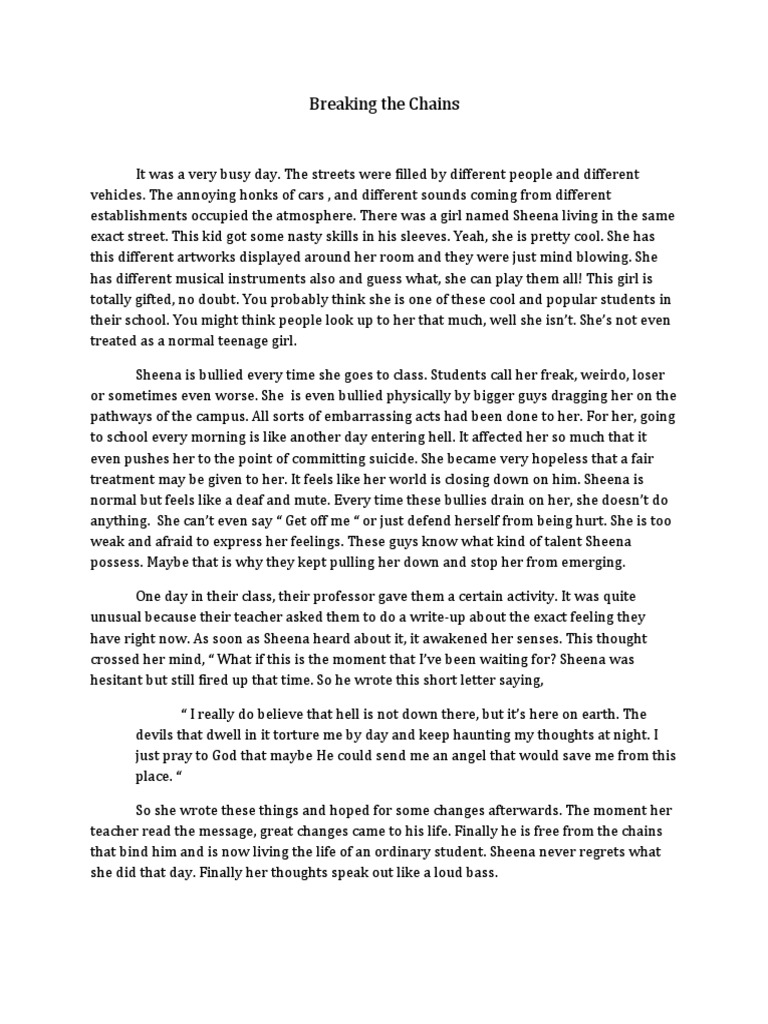 Breaking The Chains | PDF