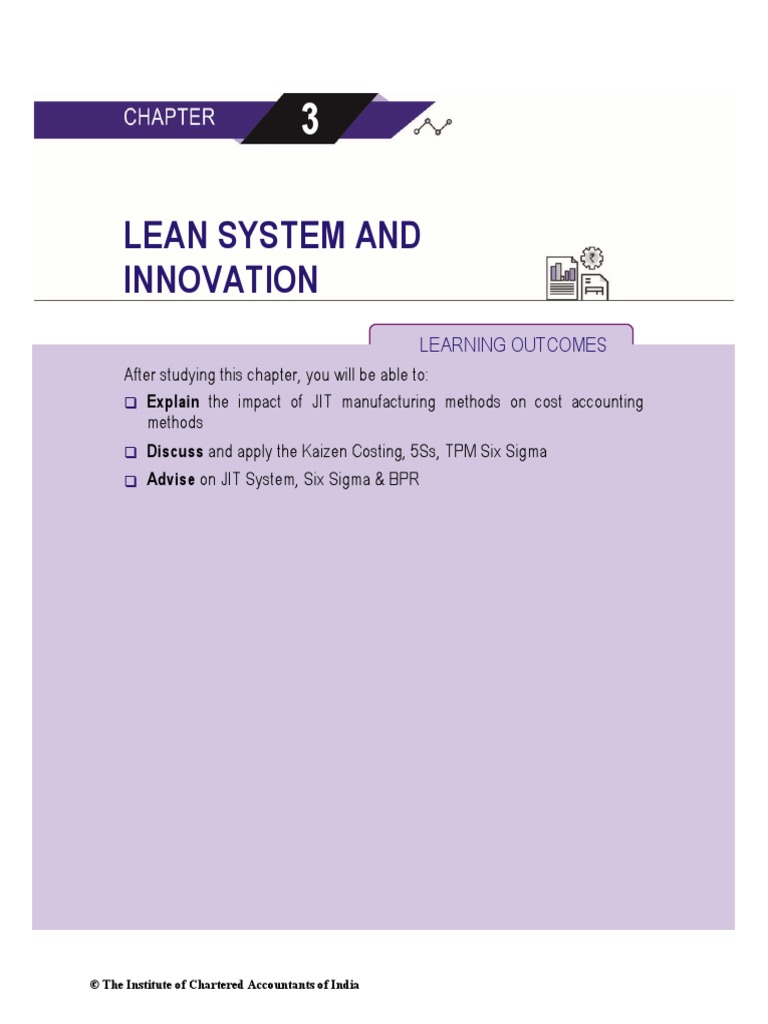 Chapter 3 Lean System and Innovation PDF | PDF | Lean Manufacturing ...