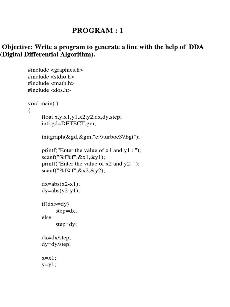 Computer Graphics File 2 | PDF | Computer Programming | Computer Libraries