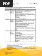 3 Point Rating Scale | PDF | Reading Comprehension | Human Communication