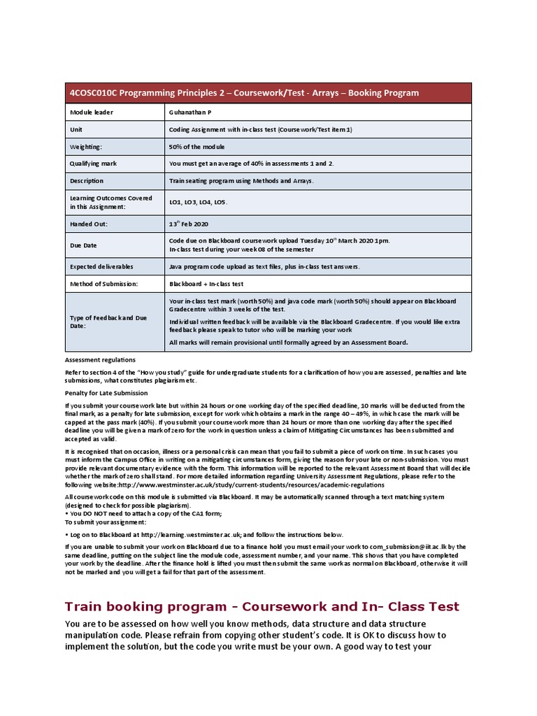 Course Work in Java | PDF | Command Line Interface | Computer Program