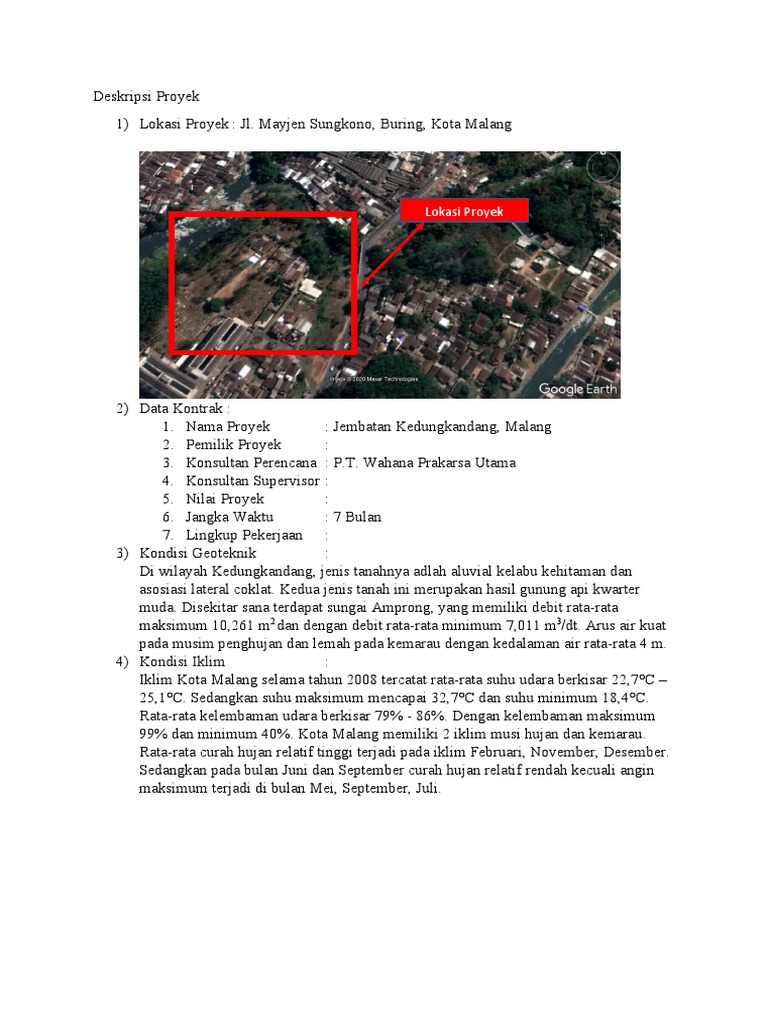 Contoh Deskripsi Proyek | PDF