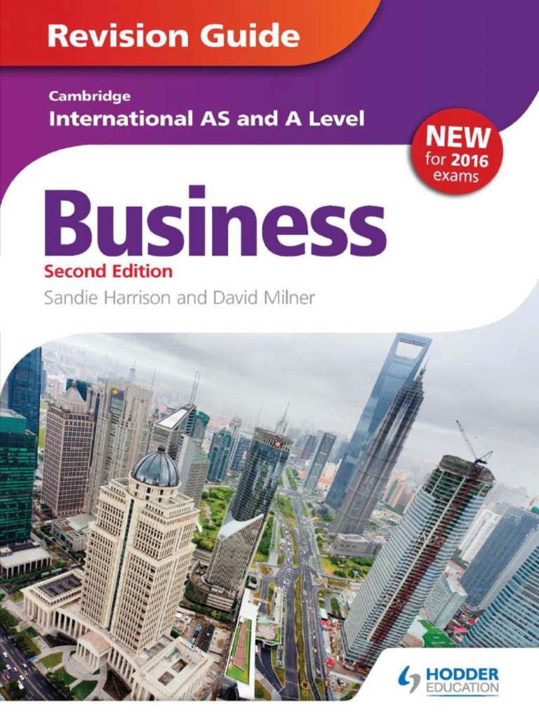Cambridge International As and A Level Business Studies Revision Guide ...