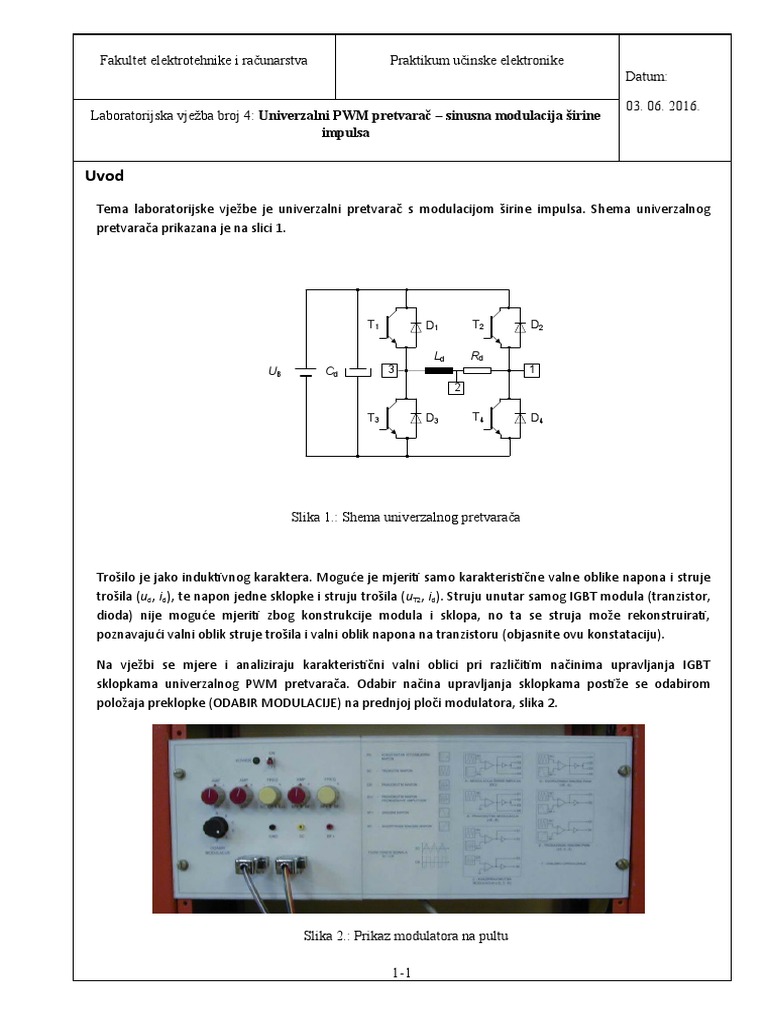 5 Laboratorijska Vjezba - Upute | PDF