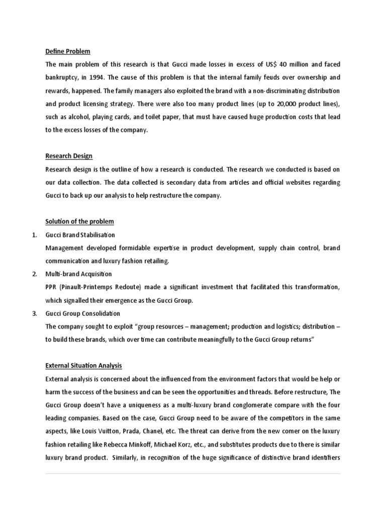 Gucci Case | PDF | Brand | Pricing