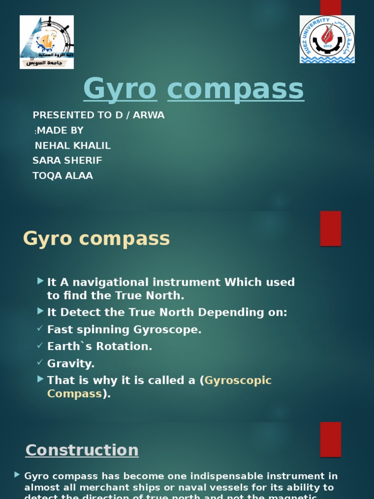 Gyro Compass | PDF | Gyroscope | Compass