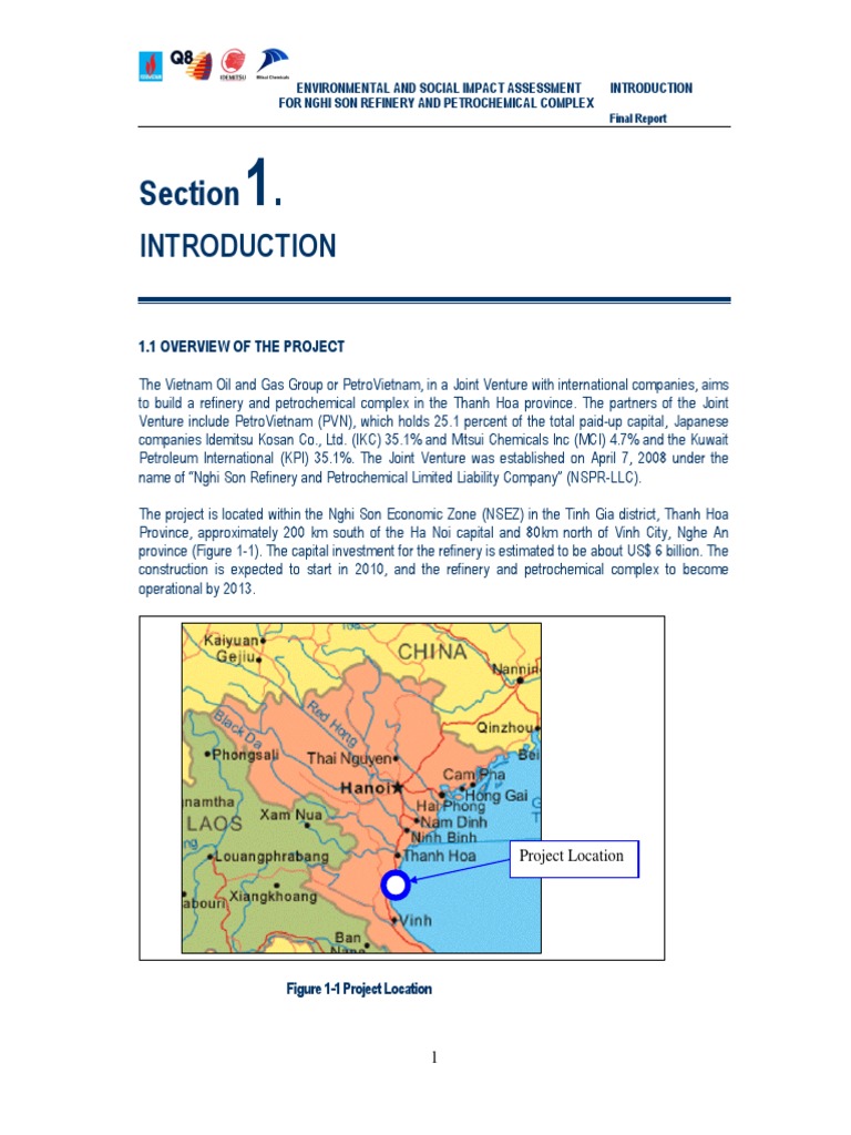 NSRP Refinery Plant Environmental Impact Assessment PDF | PDF ...