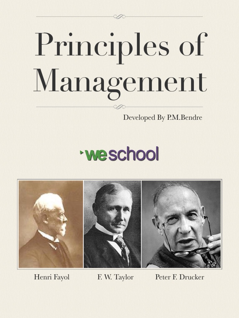 Principle of Management PDF | PDF | Goal | Goods