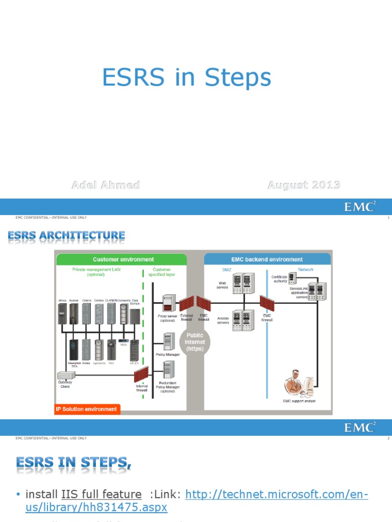 A Step-by-Step Guide to Configuring the EMC Customer Environment Check ...