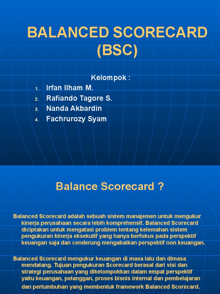 Panduan Lengkap Balanced Scorecard | PDF | Bisnis