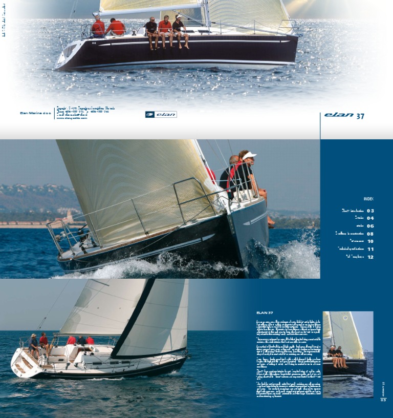 Elan 37 | PDF | Yacht | Deck (Ship)
