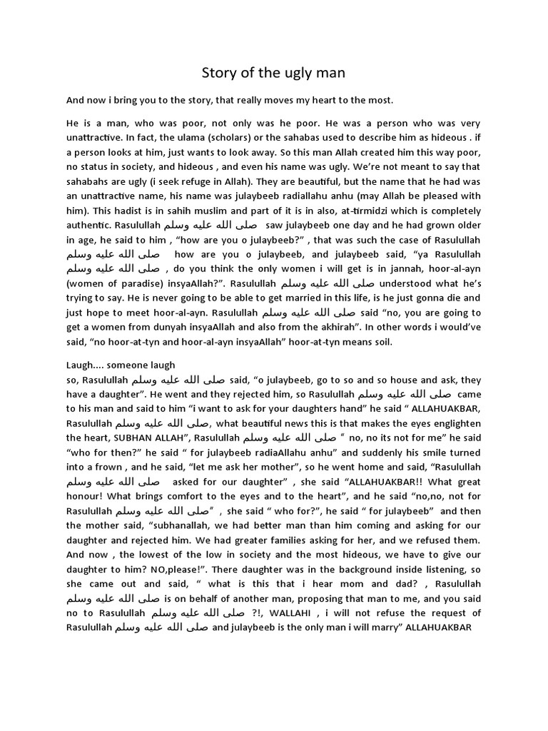 The Story of Julaybeeb | PDF | Prophets And Messengers In Islam ...