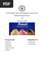 Amul Ice Cream Questionnaire Analysis | PDF | Ice Cream | Cream