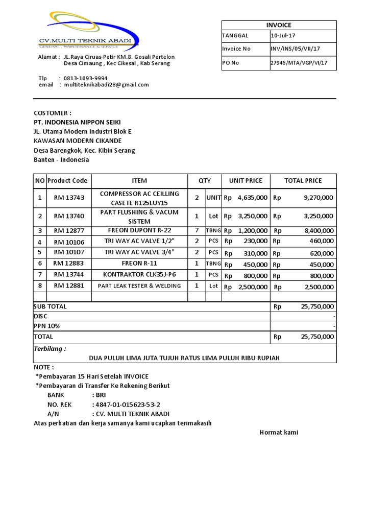 Invoice 2 | PDF
