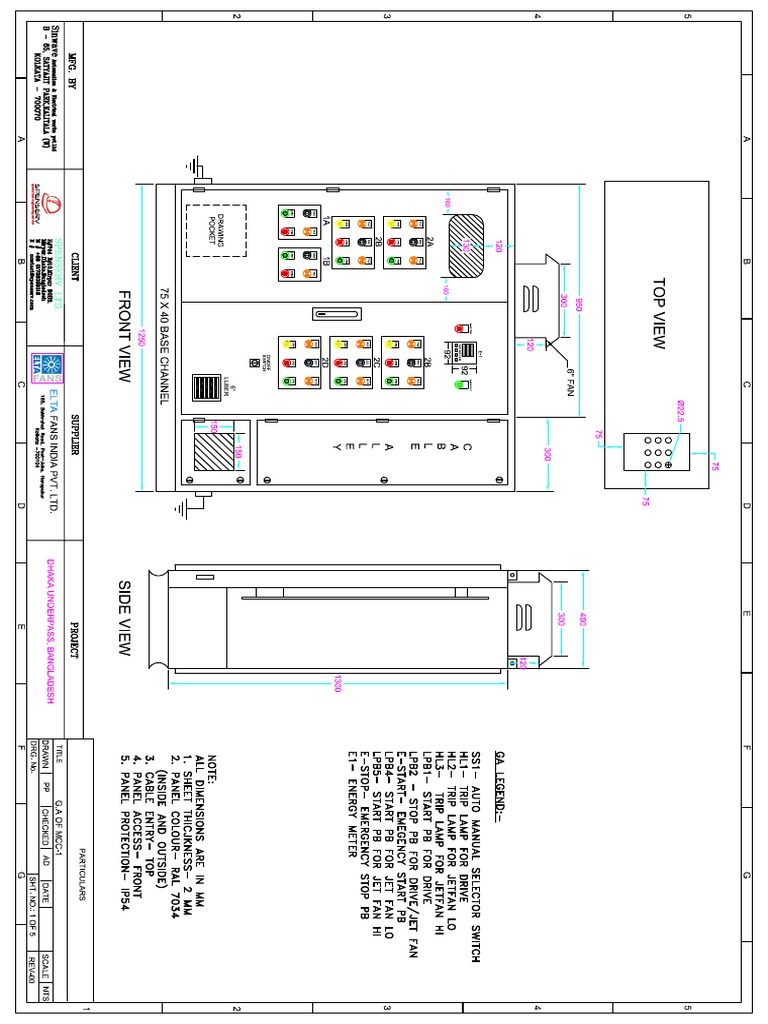 Mcc Panel Inner View