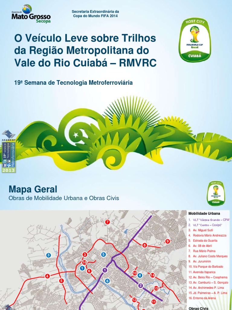 VLT Cuiaba | PDF | Trem Leve (VLT) | Transporte público