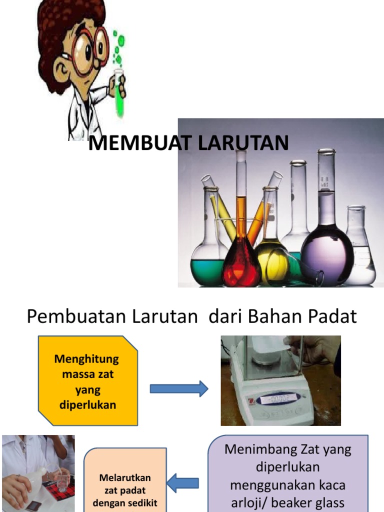 Membuat Larutan | PDF | Memasak, Makanan, & Anggur | Sains & Matematika