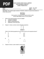 Worksheet Science Form 2 Chapter 1 | PDF