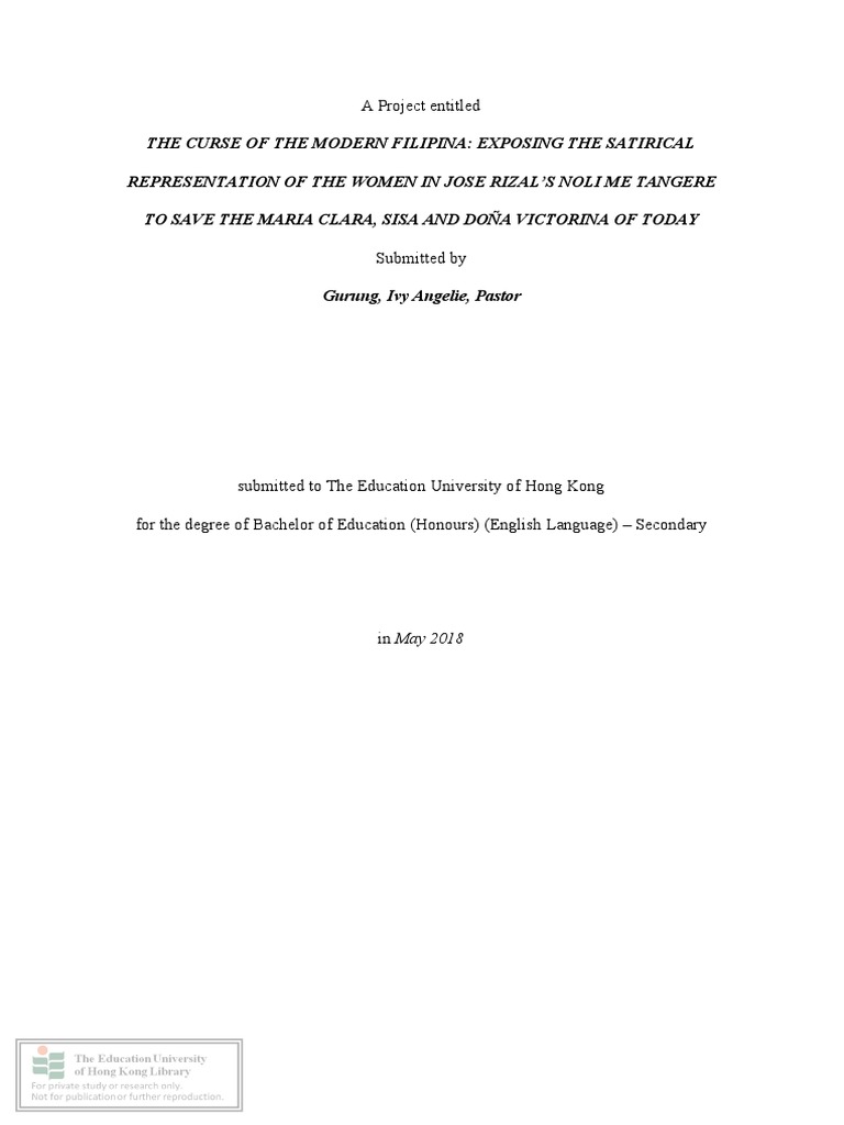 Exposing The Representation of A Modern Filipina PDF | PDF ...