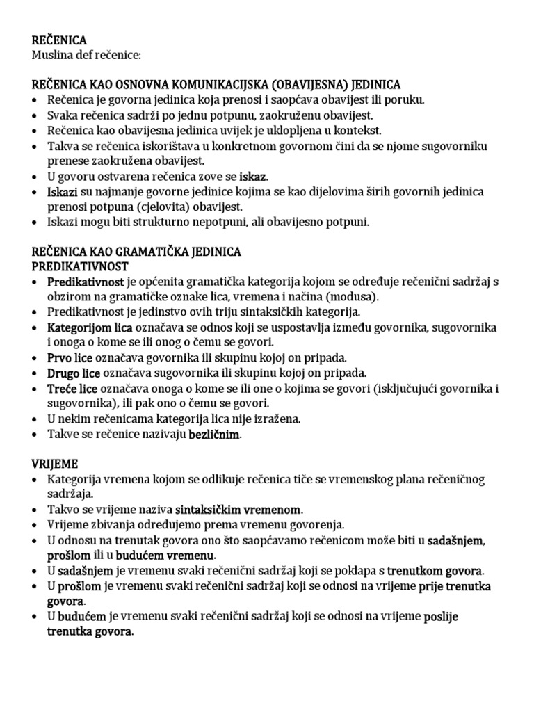 BHS Gramatika - 3. Razred | PDF