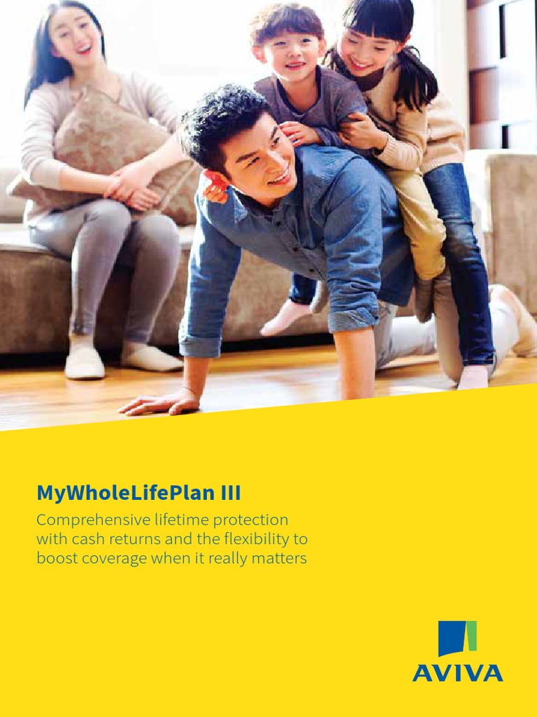 Aviva My Whole Life Plan III PDF | PDF | Life Insurance | Insurance