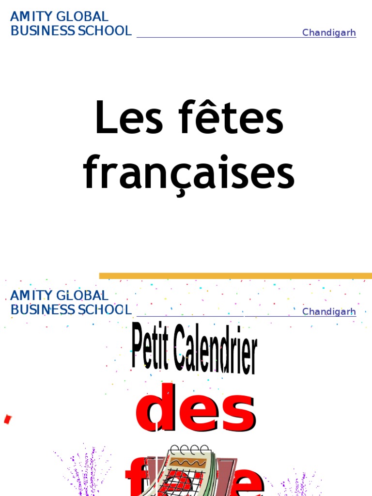 Les Fetes Francaises | PDF | Noël | Traditions
