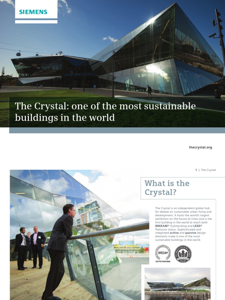 The Crystal Sustainability Features PDF | PDF | Ventilation ...