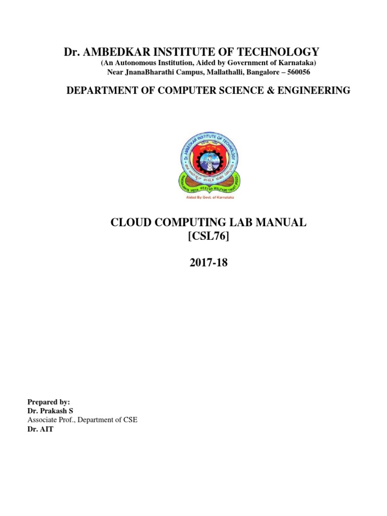 CC - Lab Manual PDF | Download Free PDF | Websites | Web Application